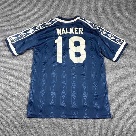 Umbro | Shirts | Vintage Umbro Jersey Mens S Walker 8 Soccer Navy Blue ...